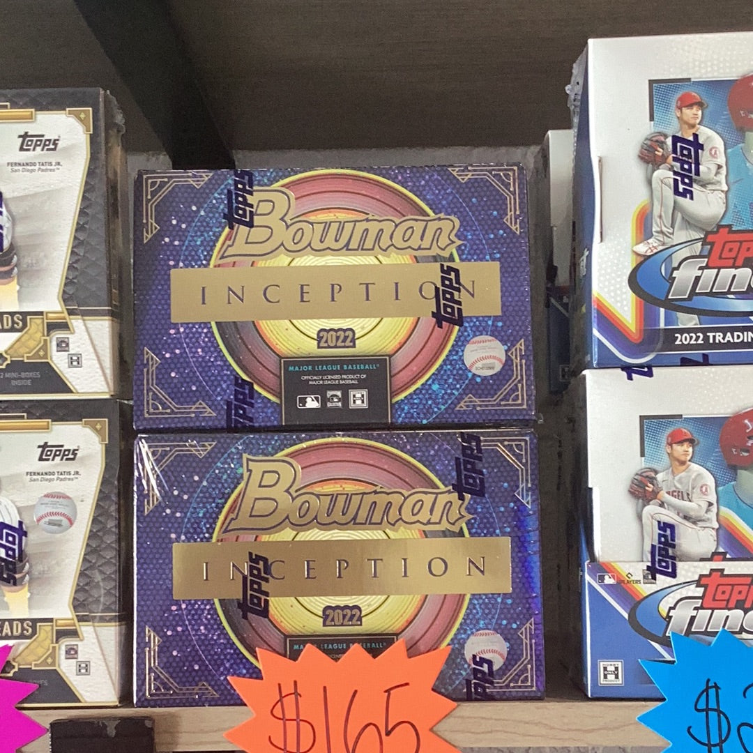 2022 Bowman Inception Baseball Hobby Box – Desert Breakers